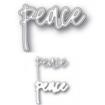 Peace Jotted Script Craft Die by Memory Box - Teaspoon of Fun