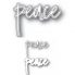 Peace Jotted Script Craft Die by Memory Box - Teaspoon of Fun