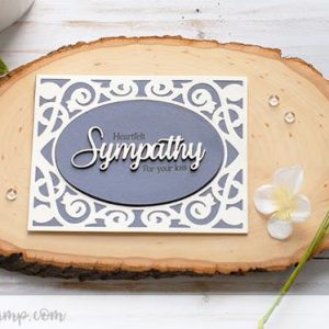 Sympathy Embossing Folder - Teaspoon of Fun