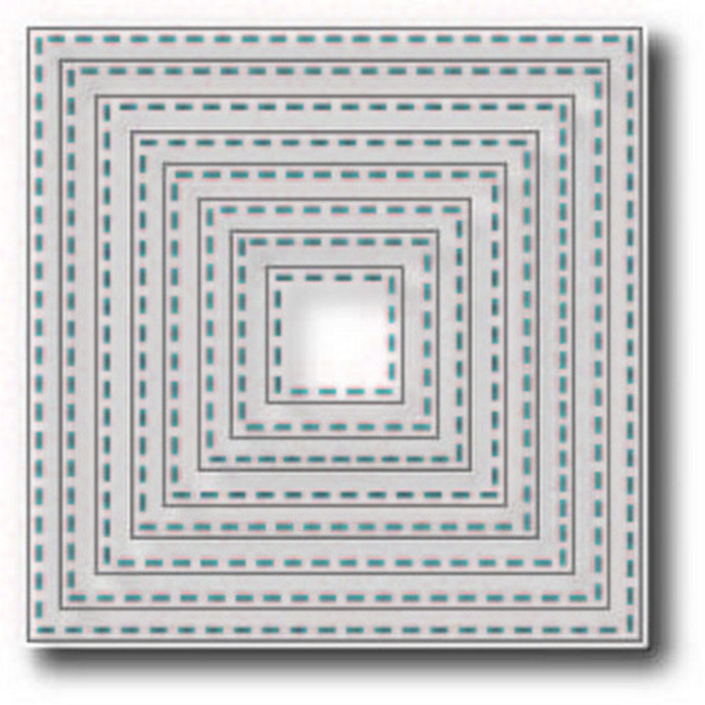 Stitched Nesting Squares Die Set - Teaspoon of Fun