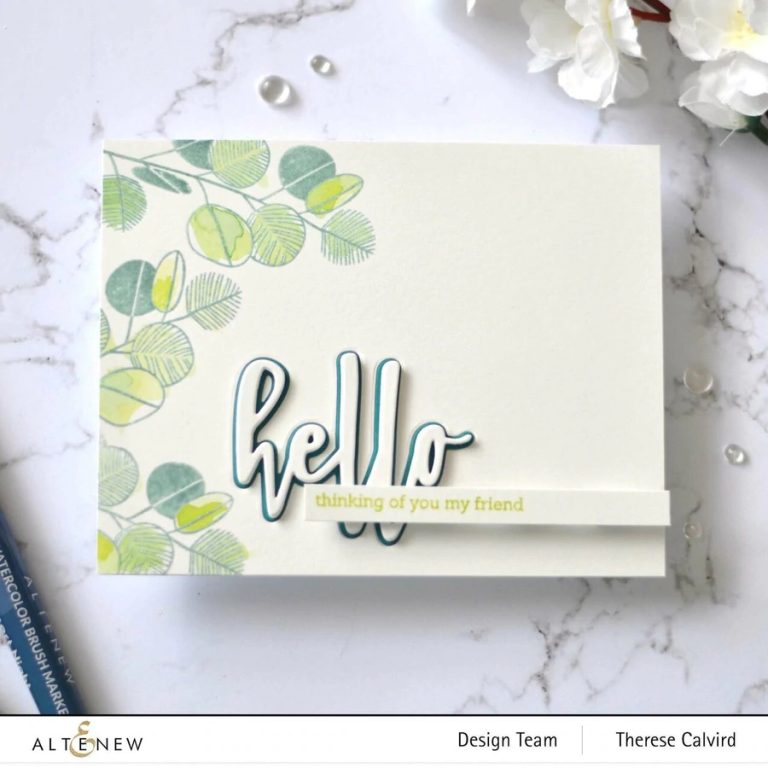 Hello and Hugs Stamp and Die Combo - Teaspoon of Fun