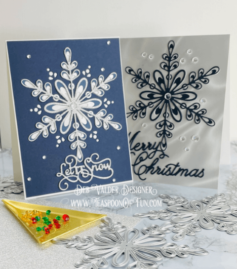 Crochet Snowflake Holiday Card with Deb & Vicki - Teaspoon of Fun
