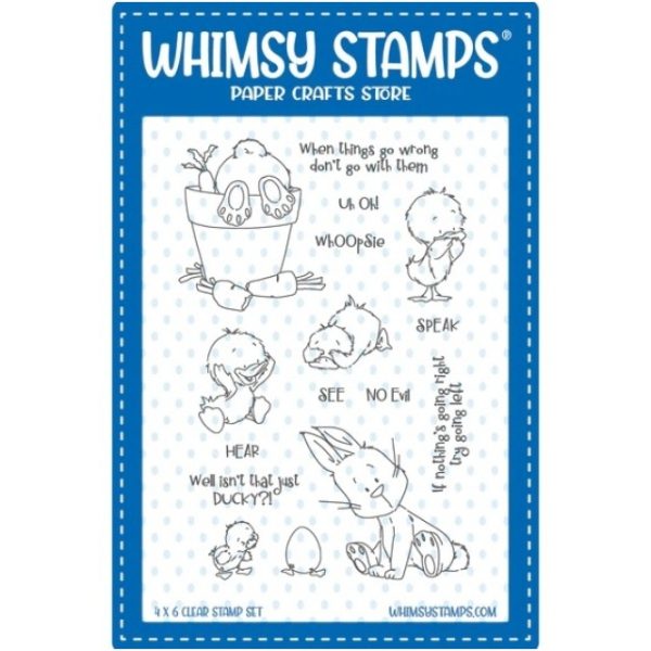 Whoopsie Clear Stamp Set - Teaspoon of Fun