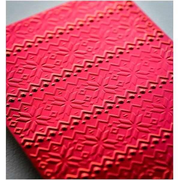 Winter Knit 3D Embossing Folder - Teaspoon of Fun