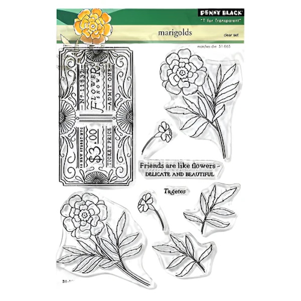 Marigold Stamp and Die Combo - Teaspoon of Fun